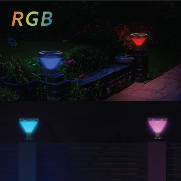 LAMPTAN โคมไฟหัวเสาพลังงานแสงอาทิตย์ LED SOLAR POLE LIGHT MULTI COLOR ...