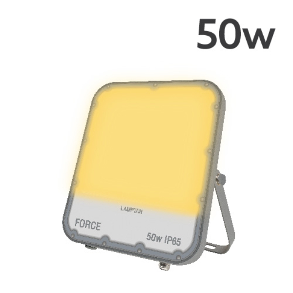 [Clearance Sale] LAMPTAN โคมไฟ LED FLOODLIGHT FORCE 50W แสงเหลือง