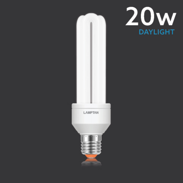 [1แถม2] [Clearance Sale] LAMPTAN หลอดไฟ COMPACT FLUORESCENT UType 20W