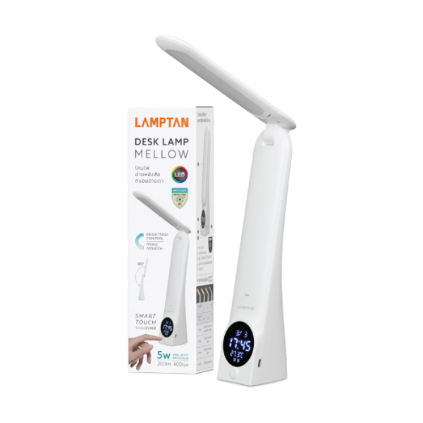 LAMPTAN โคมไฟอ่านหนังสือถนอมสายตา LED DESK LAMP MELLOW 5w ระบบสัมผัส ...