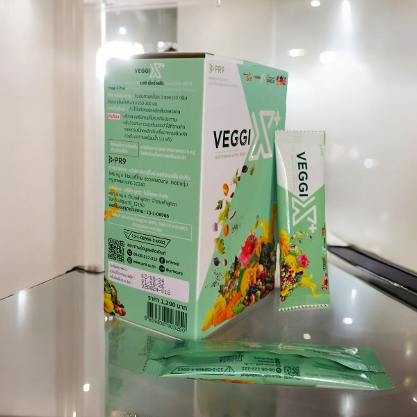 PR9 ผลิตภัณฑ์อาหารเสริม เวจจิ เอ็กซ์ พลัส แอนด์ มิกซ์ ฟรุ๊ตส์ VEGGI X